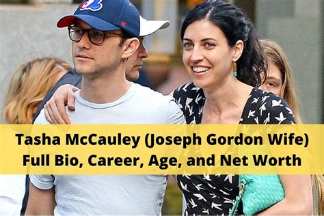 Tasha Mccauley Joseph Gordon Wife Full Bio Career Age And Net Worth