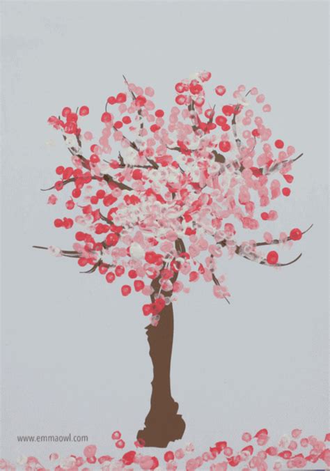Printable Cherry Blossom Tree Template
