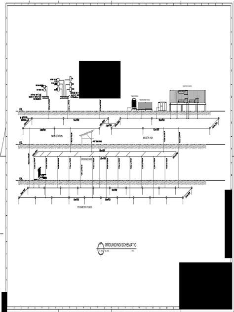 Grounding Schematic Ground Grid Pdf Electrical Engineering