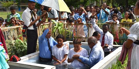 Adventist Academy Church In Png Welcomes 150 People Through Baptism