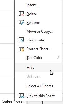 Very Hidden Sheets In Excel