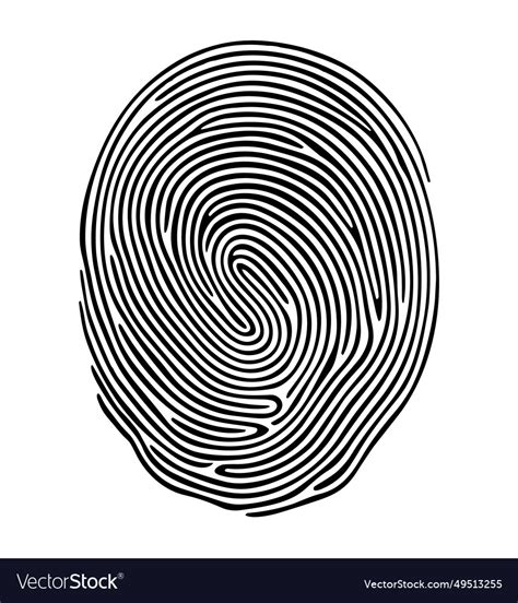Fingerprint Royalty Free Vector Image Vectorstock Fingerprint Royalty Free Vector Image Vectorstock