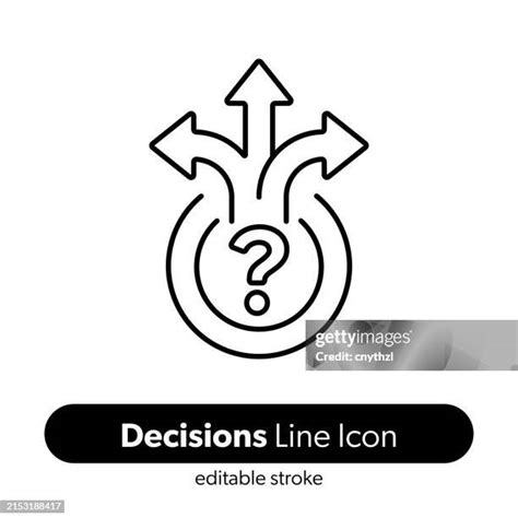 9736 Decision Icon High Res Illustrations Getty Images