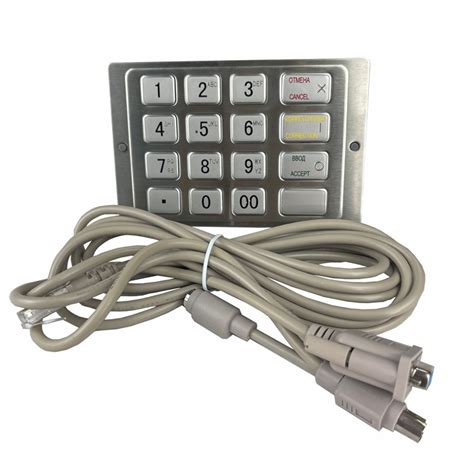 Atm Machine Oki Metal Password Epp Keyboard 71369629 Zt598 L2c D31