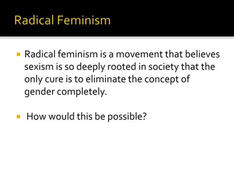 Types Of Feminism PPTX