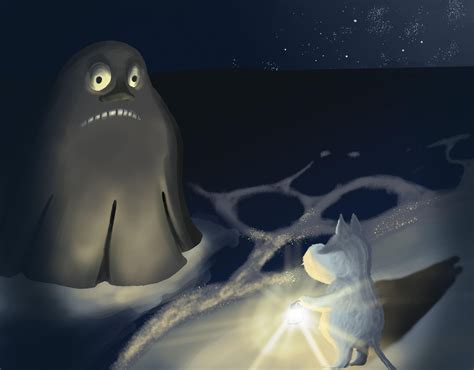 Moomin And Groke Drawing I Did Rmoomins