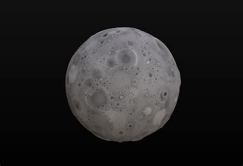 Stylized Moon Or Asteroid Pbr Texture And Material Free Texture Cgtrader