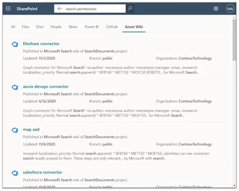 new graph connector for azure devops wiki microsoft community hub
