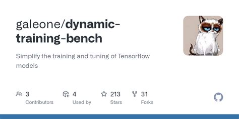 Github Galeone Dynamic Training Bench Simplify The Training And Tuning Of Tensorflow Models
