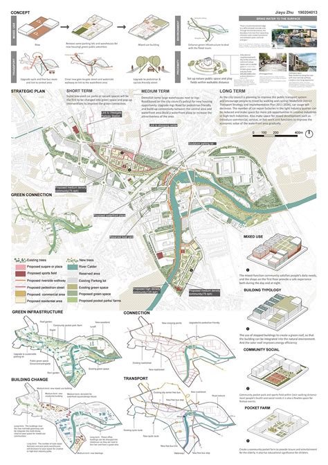 Urban Brownfield And Waterfront Regeneration On Behance Urban Design
