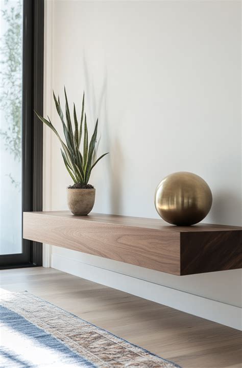 Chic Floating Wall Mounted Entry Tables Modern Space Saving Solutions Entryway Ideas In 2025