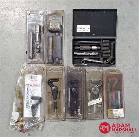 Assorted Thread Repair Tools Adam Marshall Land And Auction Llc