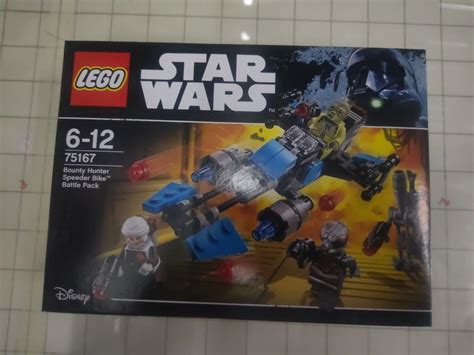 Lego 75167 Bounty Hunter Speeder Bike Battle Pack Hobbies And Toys Toys