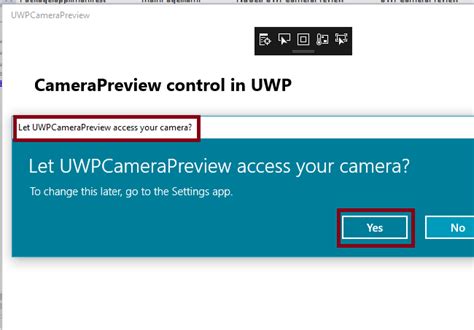 How To Use Camerapreview Control In Uwp