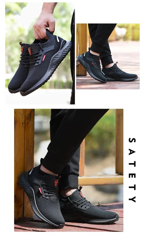 Защитные ботинки со стальным носком | AliExpress