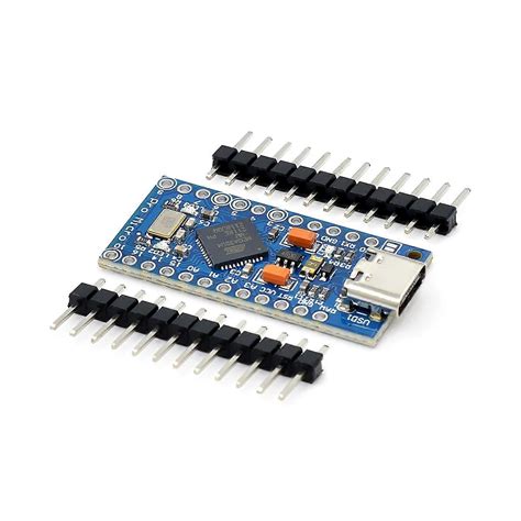 Ny Pro Micro Til Arduino Atmega32u4 5v 16mhz Modul Med 2 Rækkede Pin Header Til Leonardo På