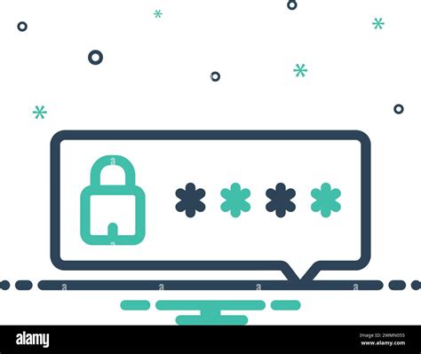 Icon For Passwordword Of Identification Stock Vector Image And Art Alamy