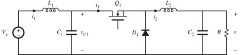Power Electronics Capacitor Voltage Of Buck Converter With Lc Input