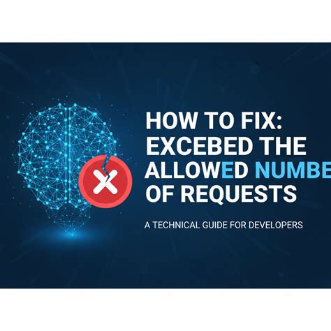 How To Fix Exceeded The Allowed Number Of Requests