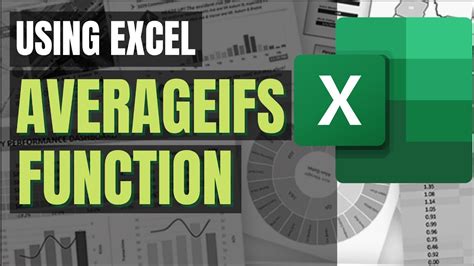 Excel Tutorial No Using Excel AverageIfs Function YouTube