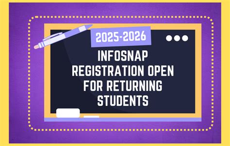 Complete Returning Student Registration Before School Starts On August