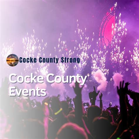 Cocke County Events Cocke County Strong