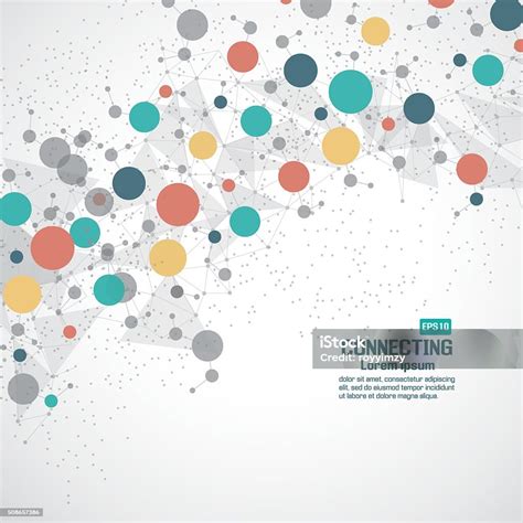 Network Technology Communication Background Stock Illustration