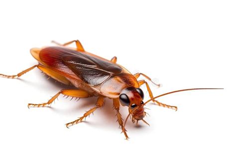 A Cockroach Isolated On White Background Cockroach Stock Illustration Illustration Of