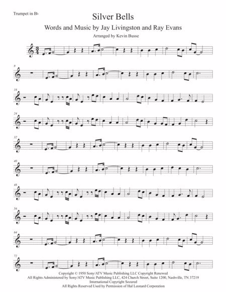 Silver Bells Trumpet