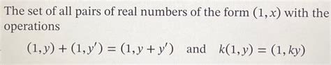 Solved determine whether the set equipped with the given | Chegg.com