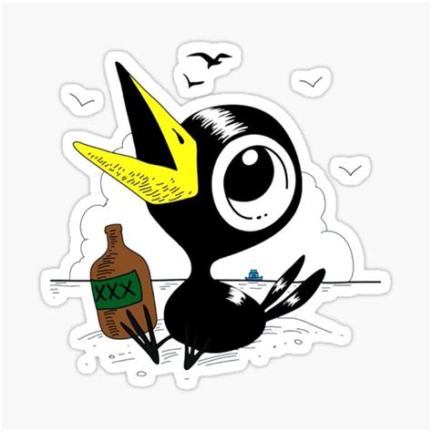 Drinky Crow Dook Dook Dook 45 Designer Classic T Shirt Sticker For