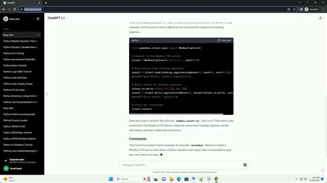 python modbus tcp library youtube