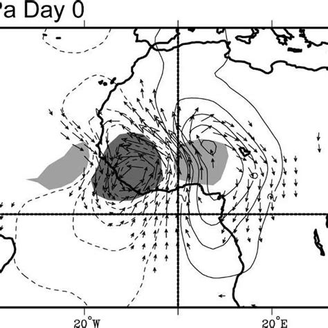 Anomalous Olr And 850 Hpa Circulation From Era 15 Reanalysis Associated Download Scientific
