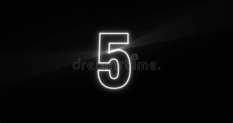 Countdown Timer And Animation For Party Overlay Or Event On Dark