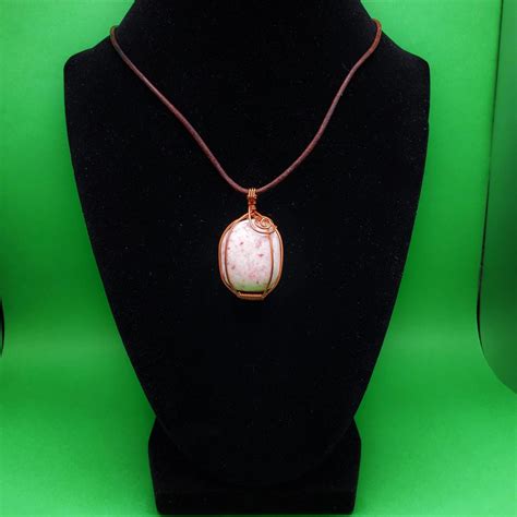 Sun And Moon Cinnabrite Crystal Necklace Protection Abundance
