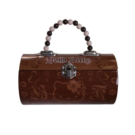 2007 Hello Kitty Chocolate Tin Purse Lxwxh Depop