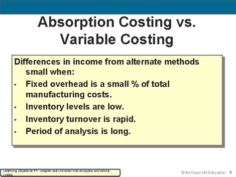 Variable Costing And Analysis Chapter 19 Wild Shaw
