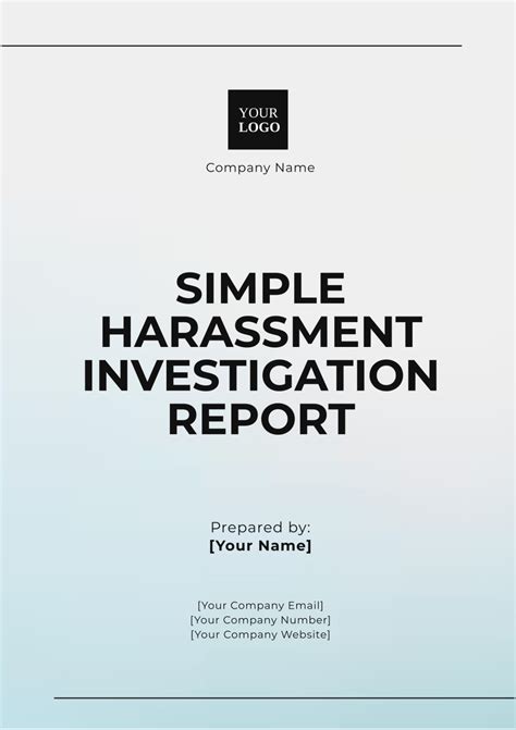Free Fraud Investigation Report Template To Edit Online