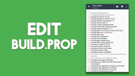 how to edit build prop file without root droid tools droid tools
