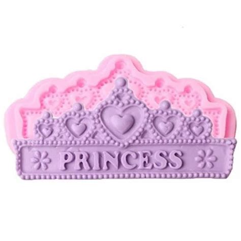 Princess On Crown Silicone Fondant Gum Paste Mould Silicone Moulds सिलिकॉन मोल्ड्स J D