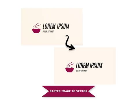 a vectorized vector file of your raster image vector tracing upwork
