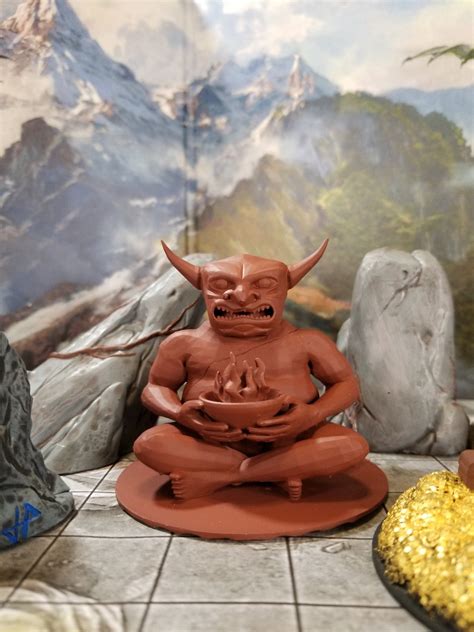 Moloch Dandd Dnd Pathfinder Demon Statue Etsy
