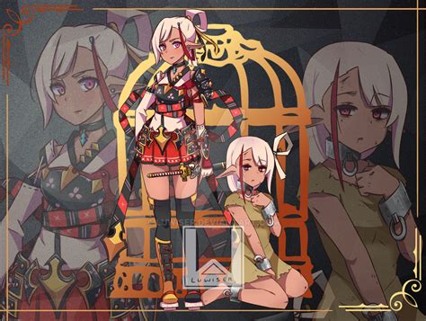 Closed Auction Adoptable Dark Elf By Luwiser On Deviantart