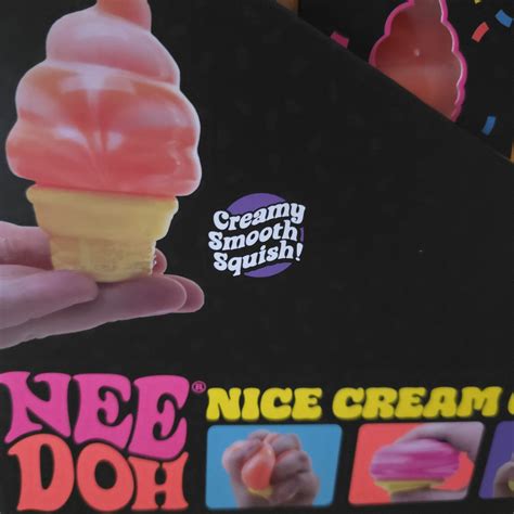 Viral Needoh Nice Cream Cone Ice Cream Nee Doh New And Sealed Orange