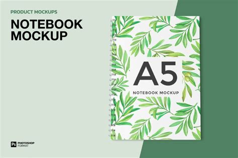 A Notebook Mockup PSD Design Shack A Notebook Mockup PSD Design Shack