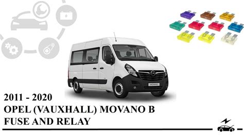Fuse Box Diagram Vauxhall Opel Movano B 2011 2020 Relay With