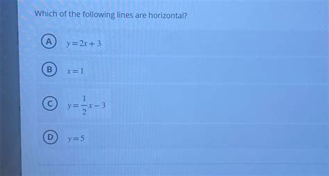 solved which of the following lines are