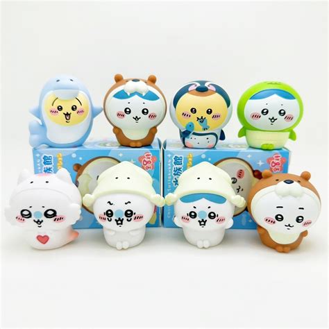 Japanese Self Laughing Bear Chiikawa Aquarium Finger Puppet Mystery Box