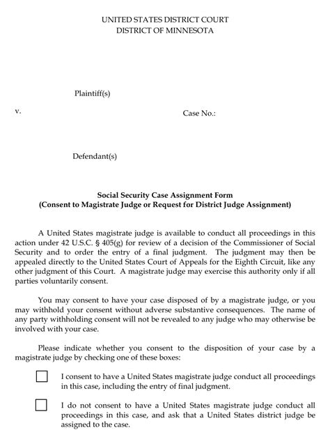 Minnesota Social Security Case Assignment Form Fill Out Sign Online And Download Pdf