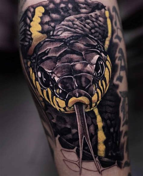 Realistic Snake Tattoos